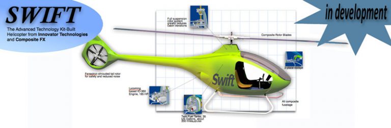 Two Seat Mosquito Swift Helicopter - Redback Aviation Home Built ...