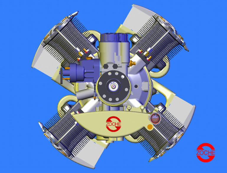 Zoche Diesel Aircraft Engine Design - Redback Aviation