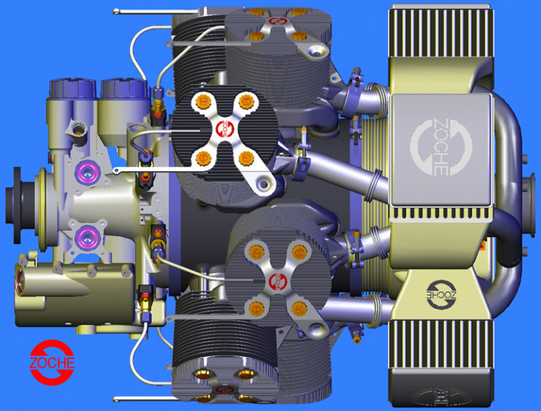 Zoche Diesel Aircraft Engine Design - Redback Aviation