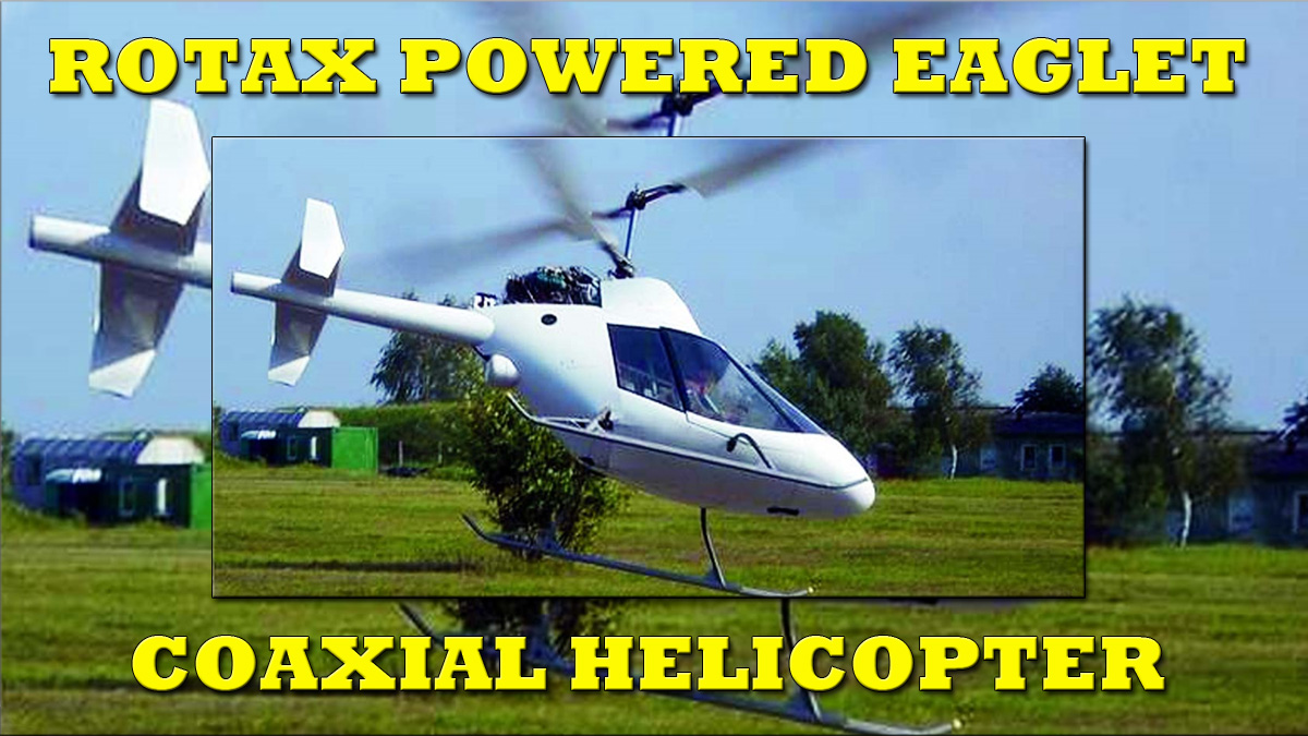 Rotax Powered Eaglet Staggered Twin Seat Coaxial Helicopter - Redback ...